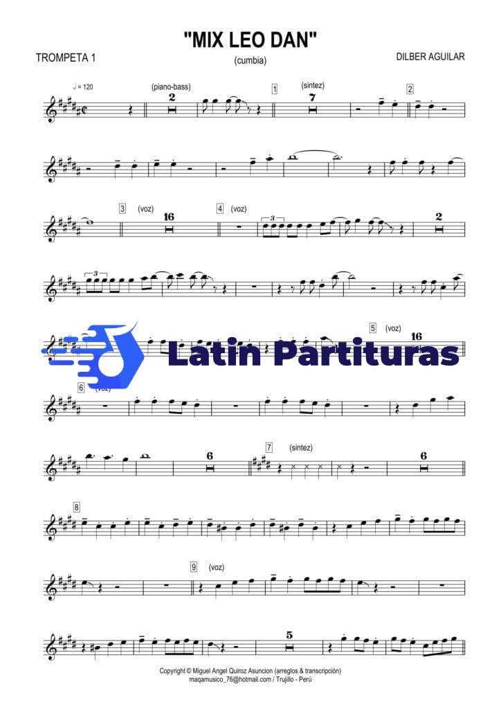 Dilbert Aguilar - Mix Leo Dan - Latin Partituras