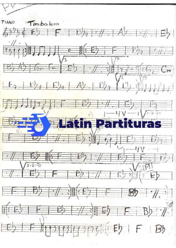 El Gran Combo - Timbalero - Latin Partituras