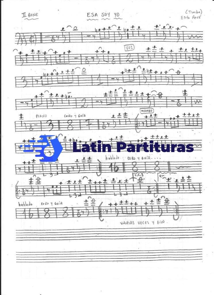 Elito Reve & Su Charangon - Esa Soy Yo - Latin Partituras