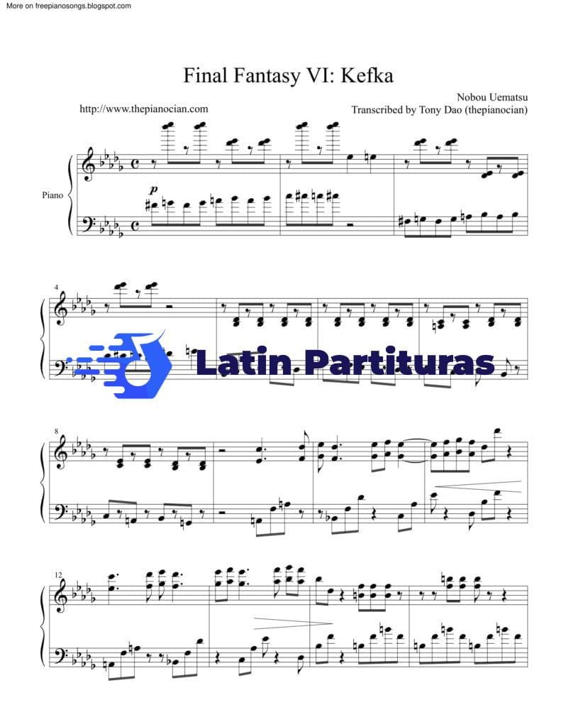 Final Fantasy Iv - Kefka - Latin Partituras Final Fantasy Iv - Kefka - Latin Partituras