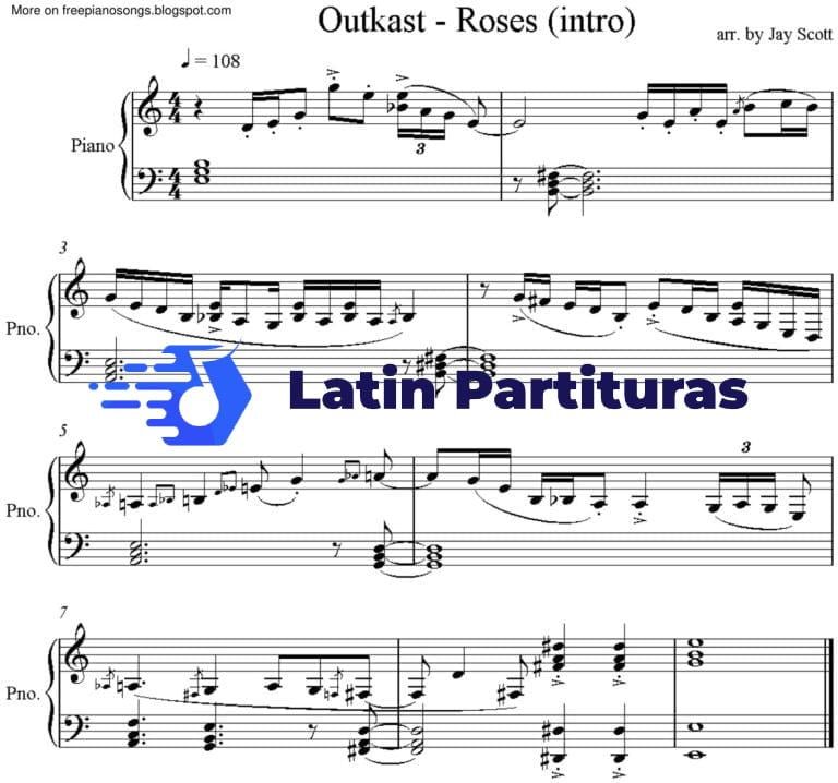 Outkast - Roses Intro - Latin Partituras