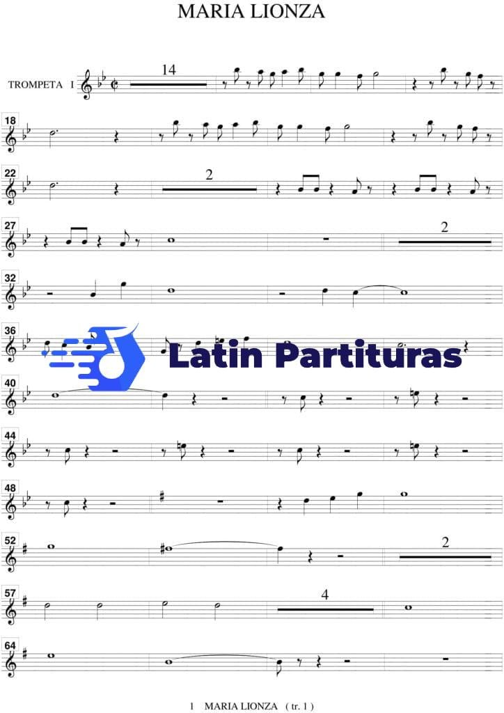Ruben Blades - Maria Lionza - Latin Partituras