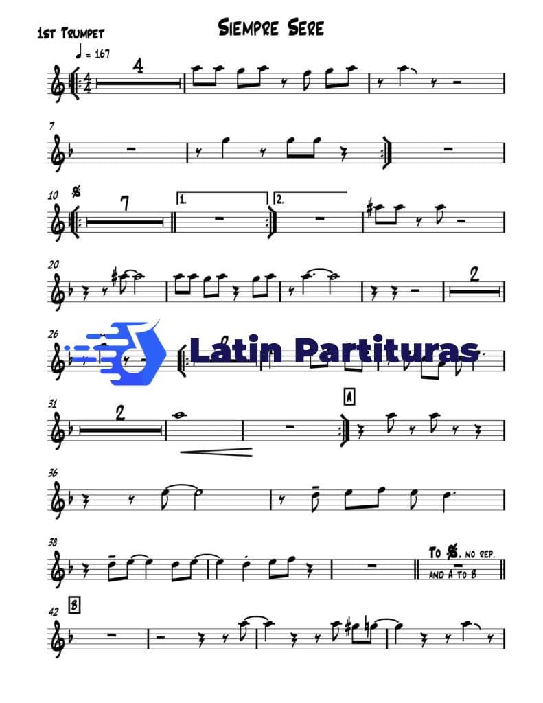 Tito Rojas - Siempre Sere - Latin Partituras