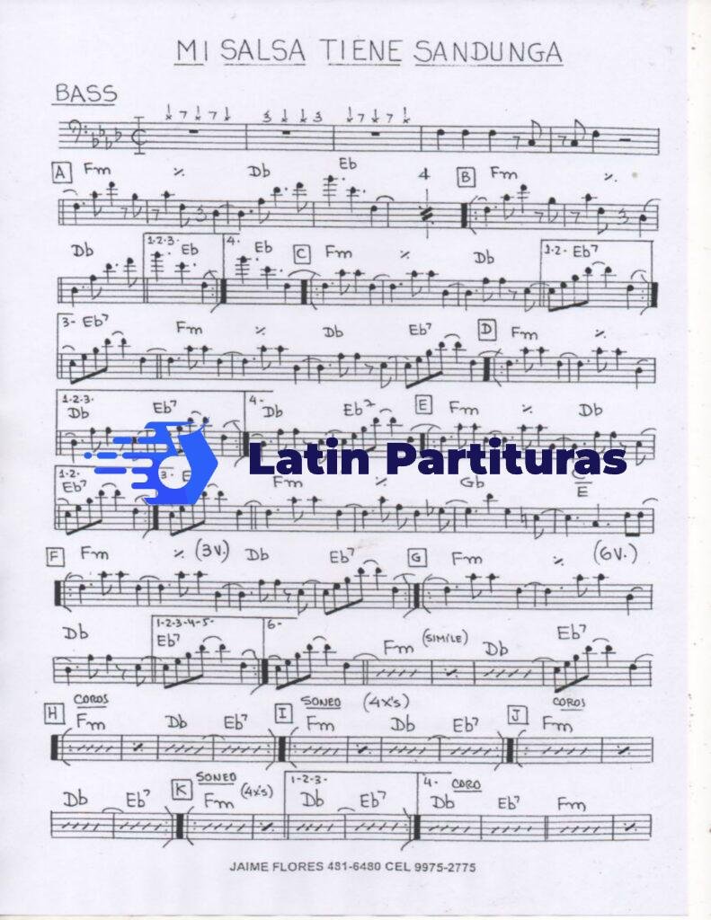 Elito Reve - Mi Salsa Tiene Sandunga - Latin Partituras